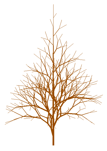 Rendering Artistic and Believable Trees for Cartoon Animation